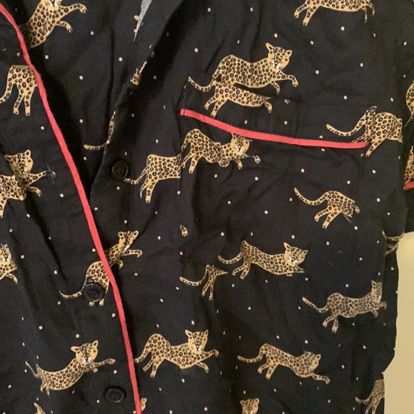 LOFT | Intimates & Sleepwear | Adorable Loft Leopard Print Pajamas ...